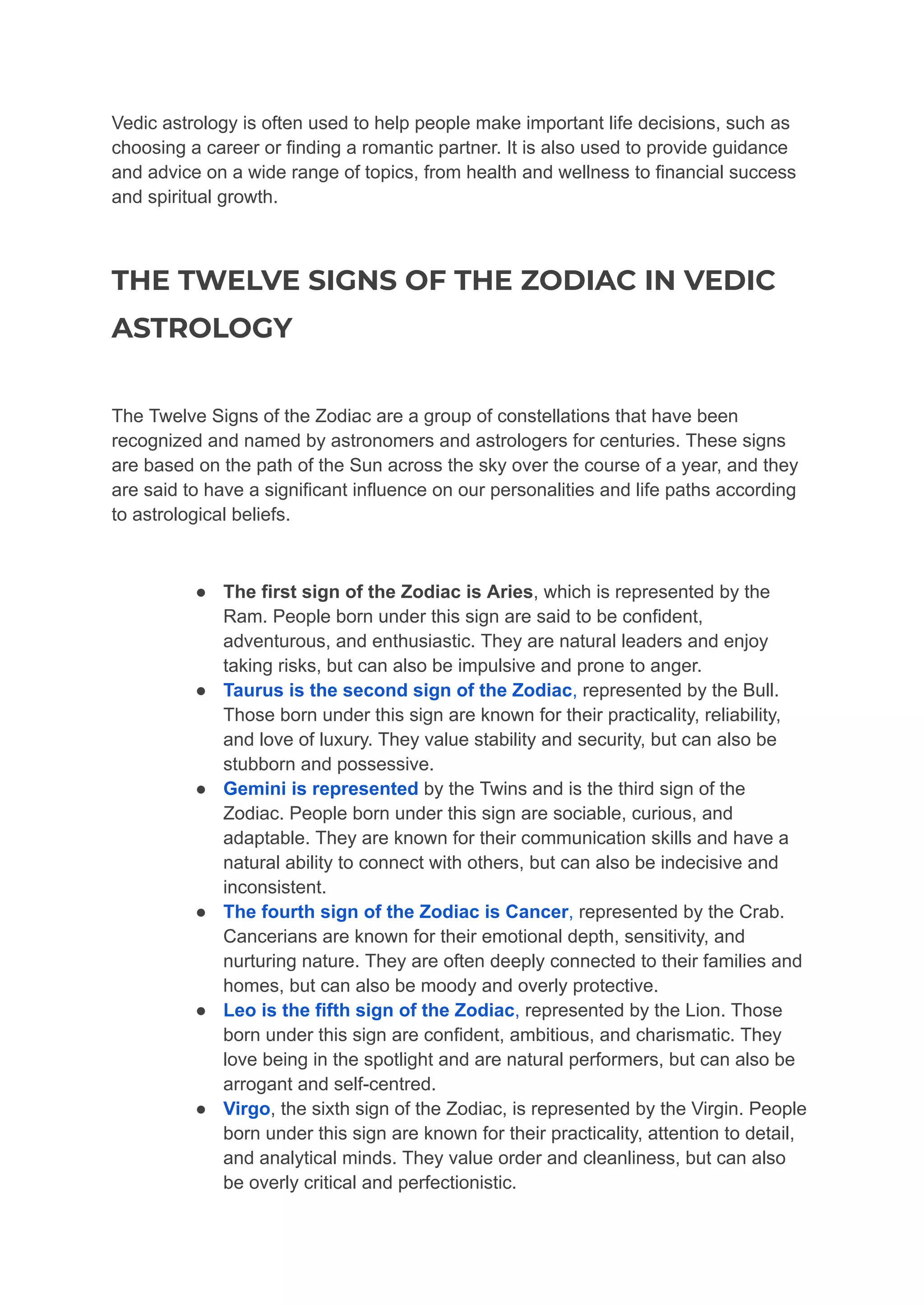 What is Vedic Astrology? - The Origins of Vedic Astrology. | PDF