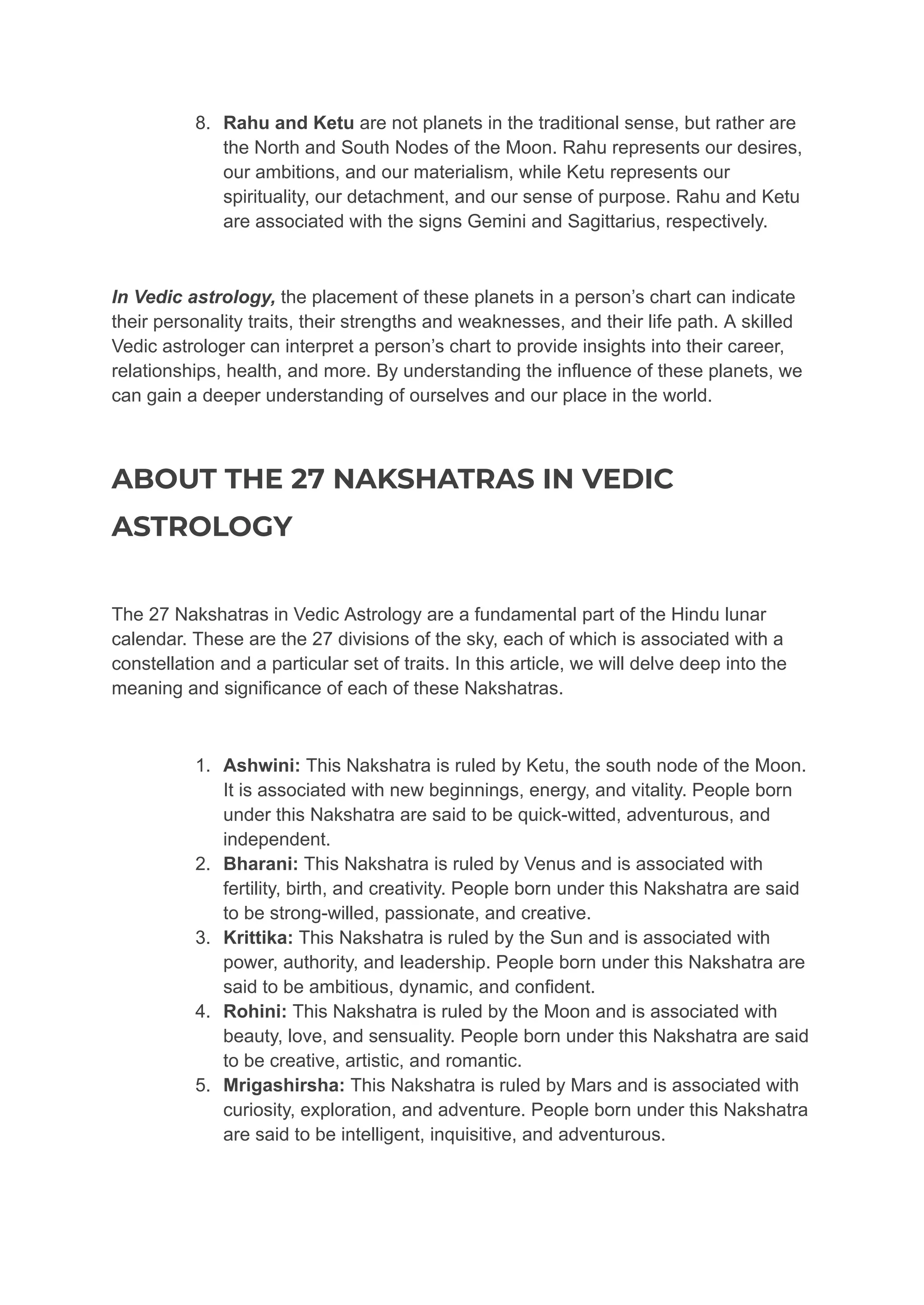 What is Vedic Astrology? - The Origins of Vedic Astrology. | PDF
