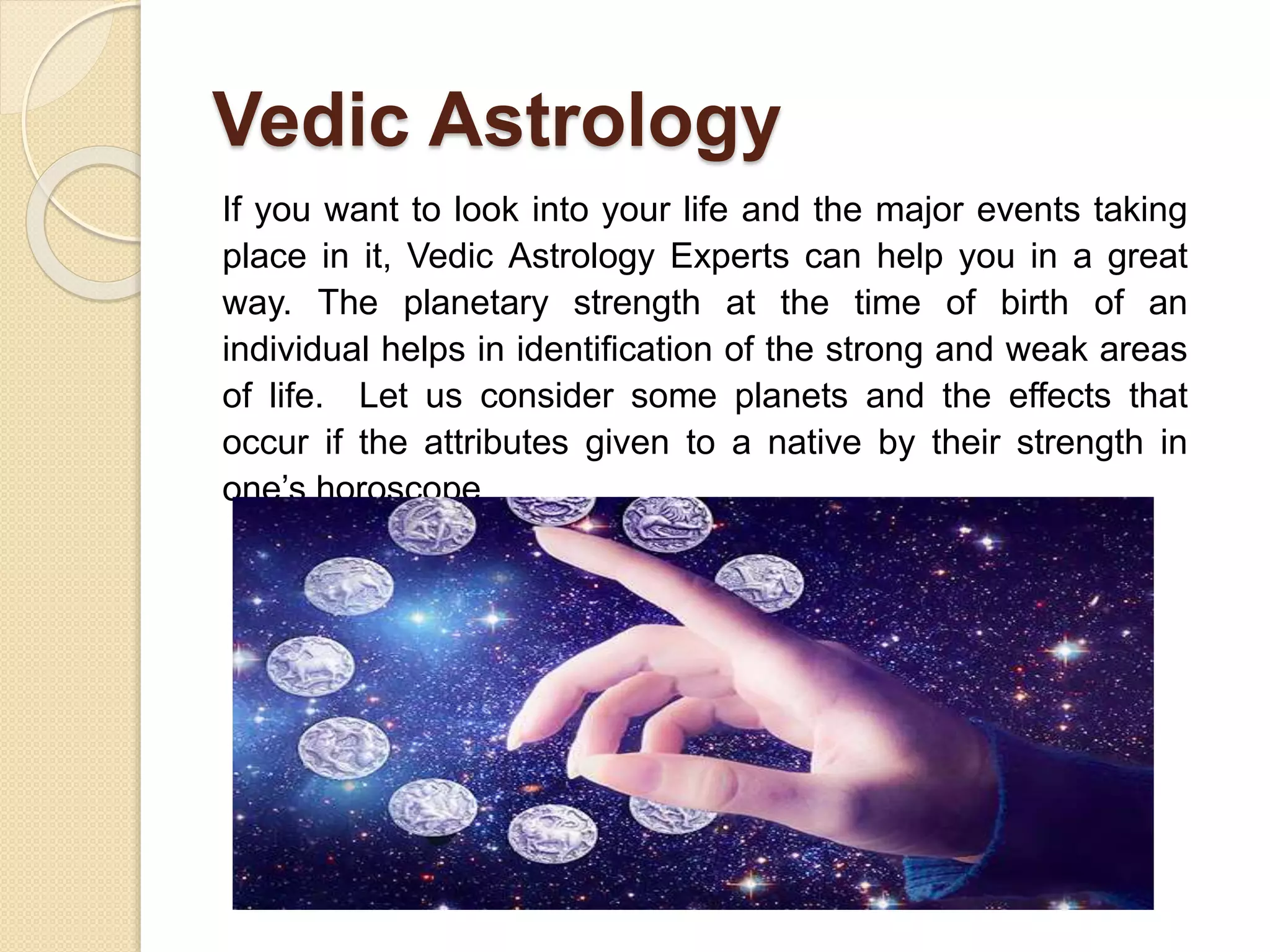 Understanding Planetary Effects in Vedic Astrology | PPTX