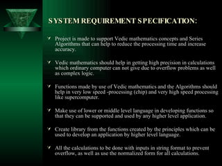 Vedic Calculator | PPT