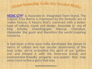 Shri Infratech Vedic City, Vedic City Plots, shri infratech group | PDF