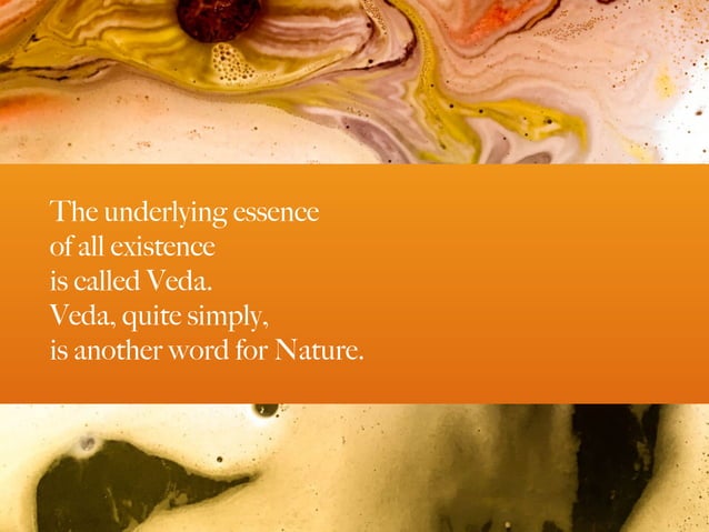 Veda: Vedic Cognition and Human Potential | PPT