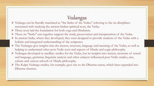 vedic corpus.pptx | Hinduism | Religion & Spirituality