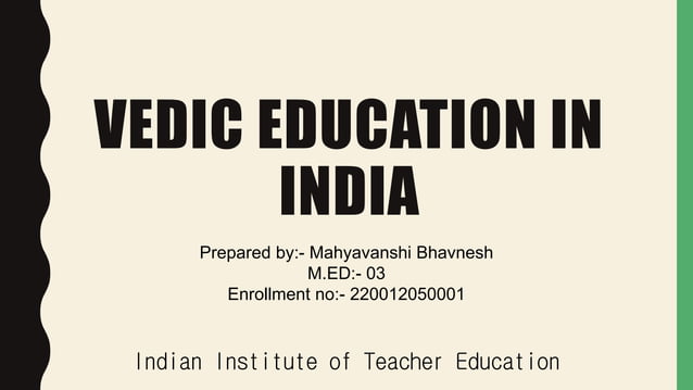 Vedic Education in India.pptx