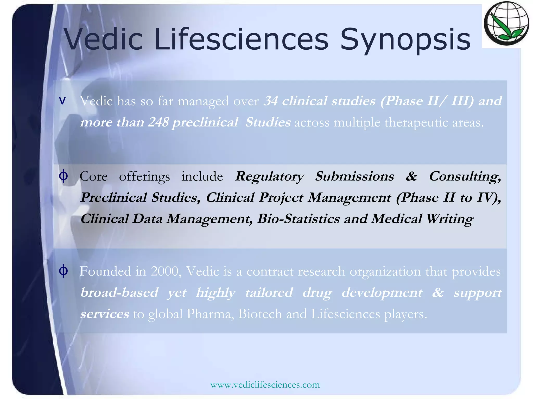 Vedic Lifesciences Pvt Ltd. | PPT