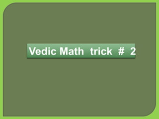 Vedic math | PPT