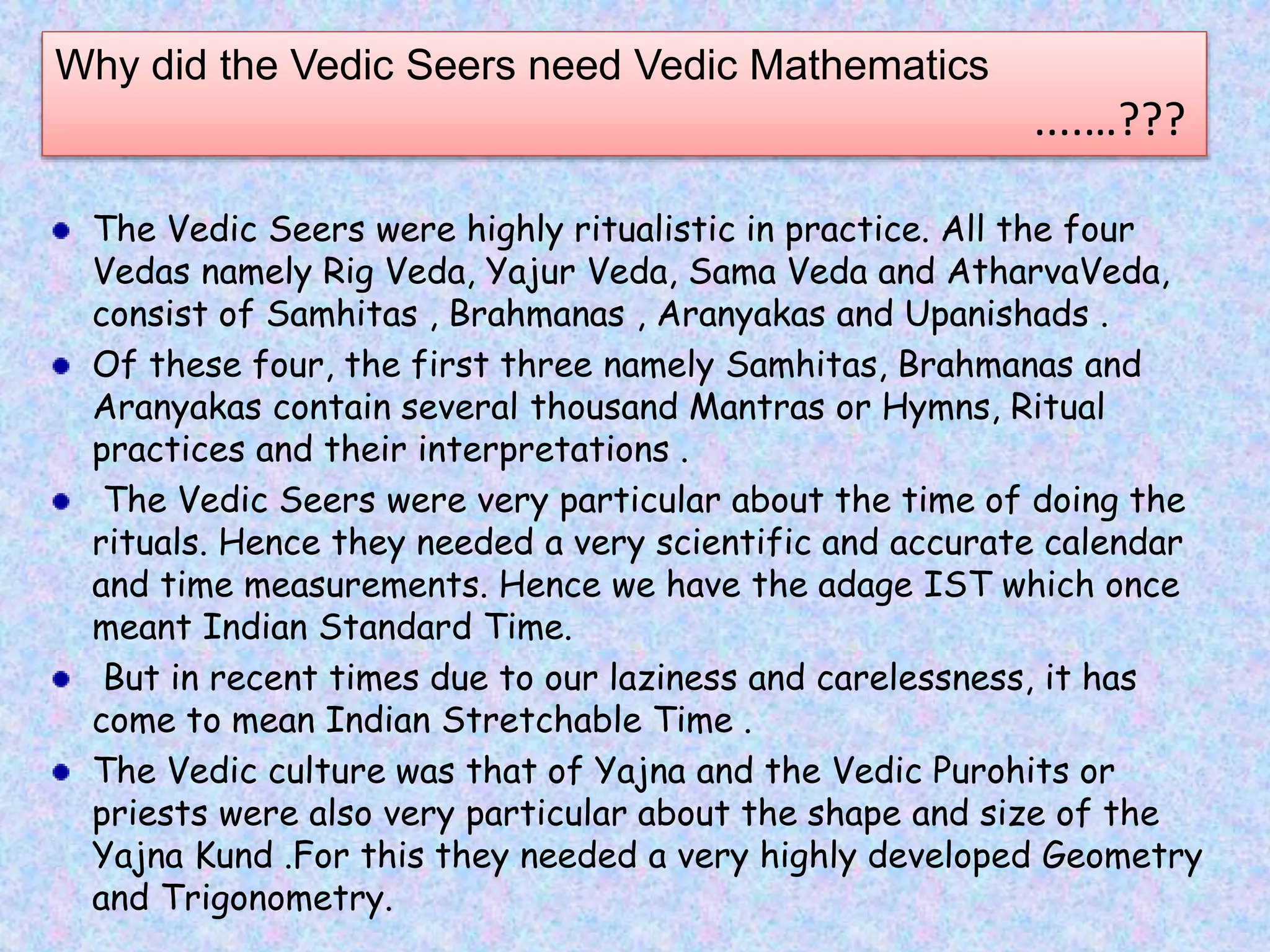 Vedic math | PPTX