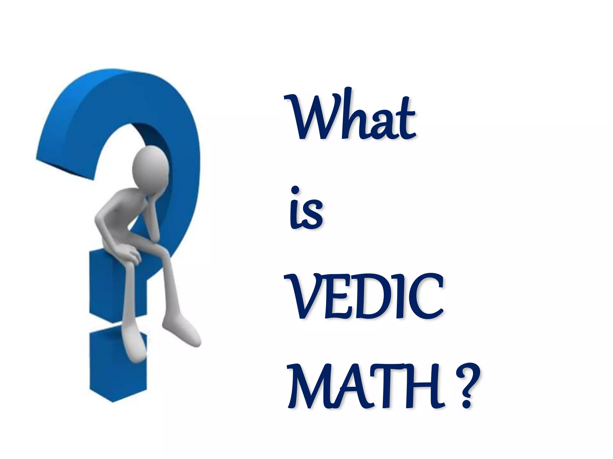 Vedic math | PPTX