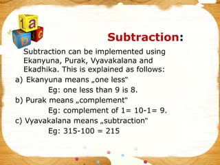 vedic math fundamental sutras and applications | PPTX