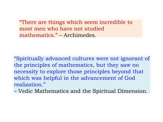 Vedic mathematics | PPT