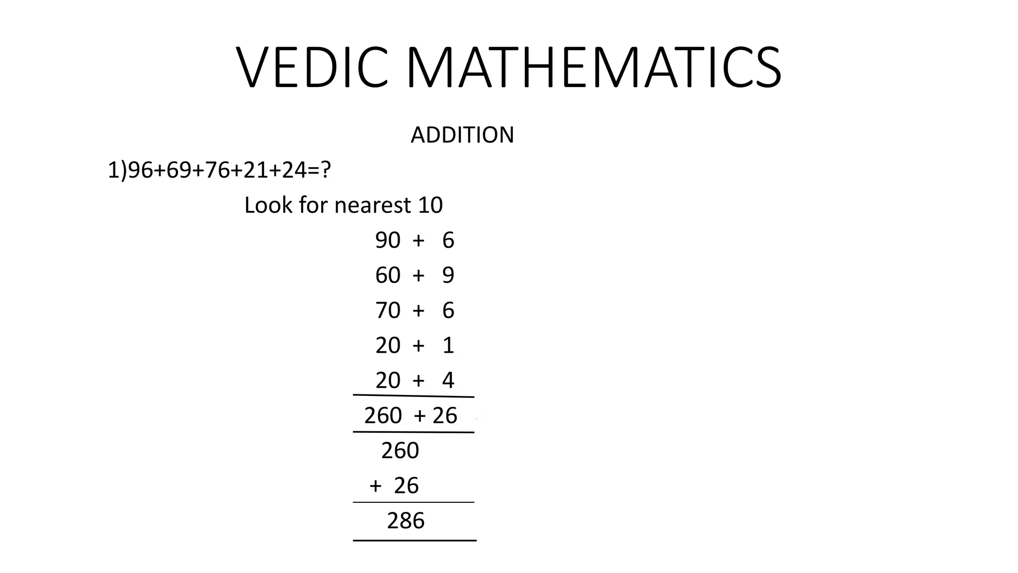 Vedic mathematics | PPT