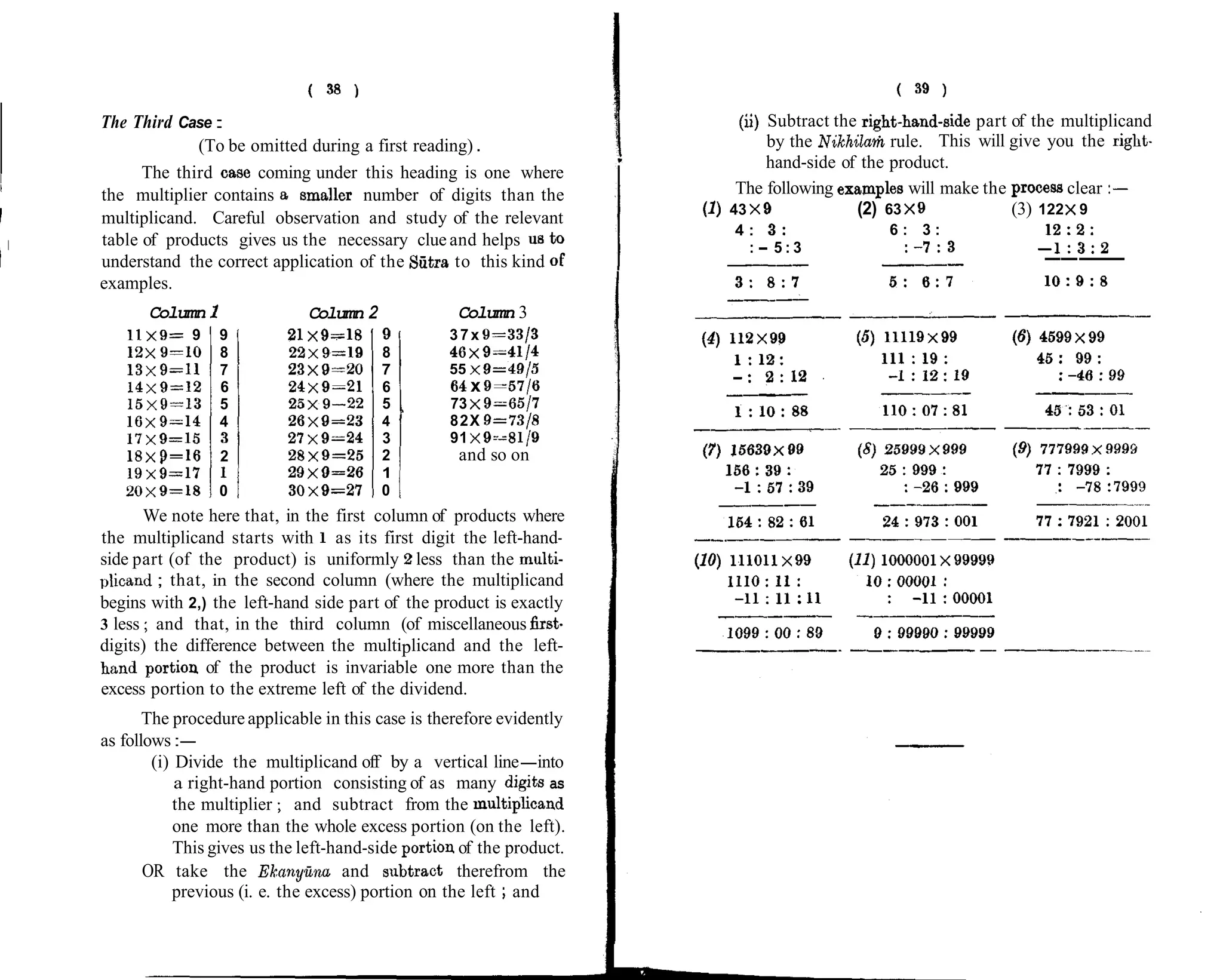 Vedic mathematics or sixteen simple mathematical formulae from the ...