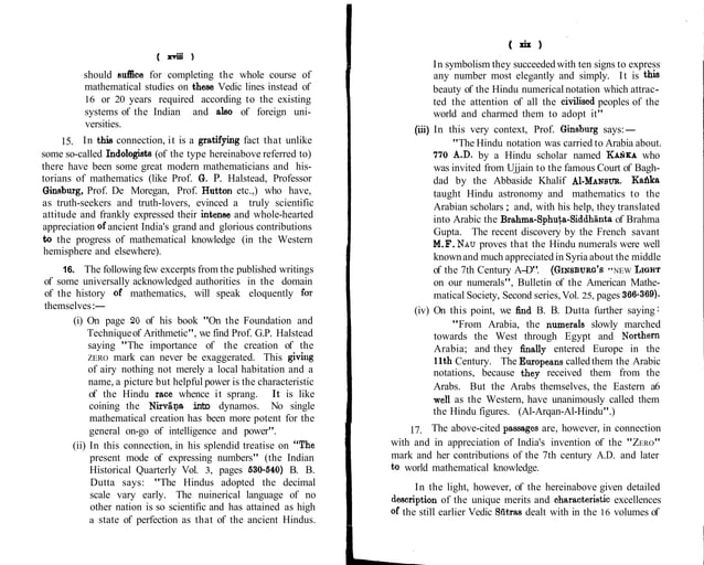 Vedic mathematics or sixteen simple mathematical formulae from the ...
