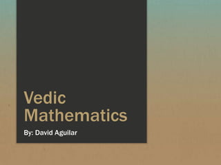 Vedic mathematics | PPTX | Hinduism | Religion & Spirituality