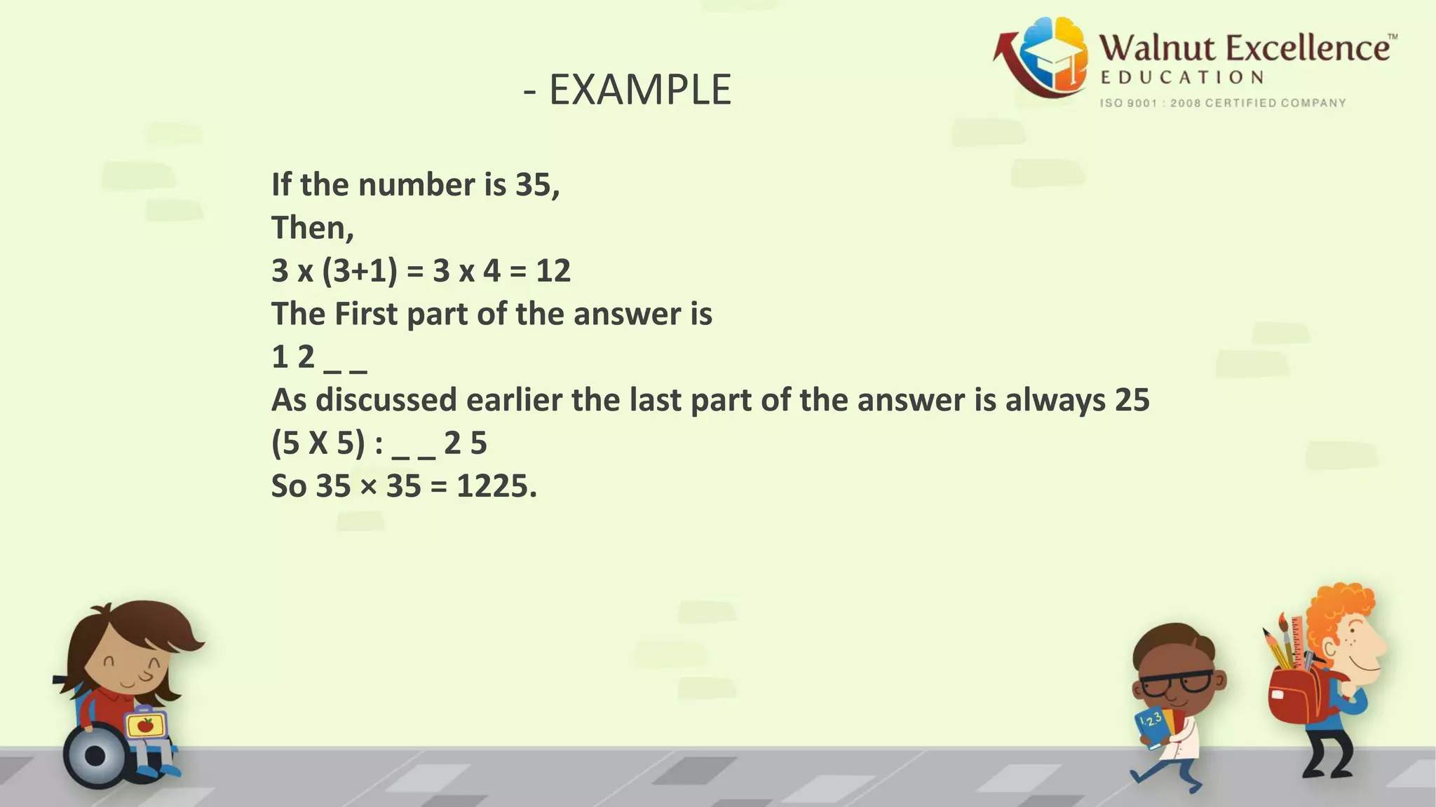 Vedic mathmatics -walnutexcellence | PPTX
