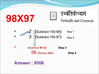 Vedic maths .PPT
