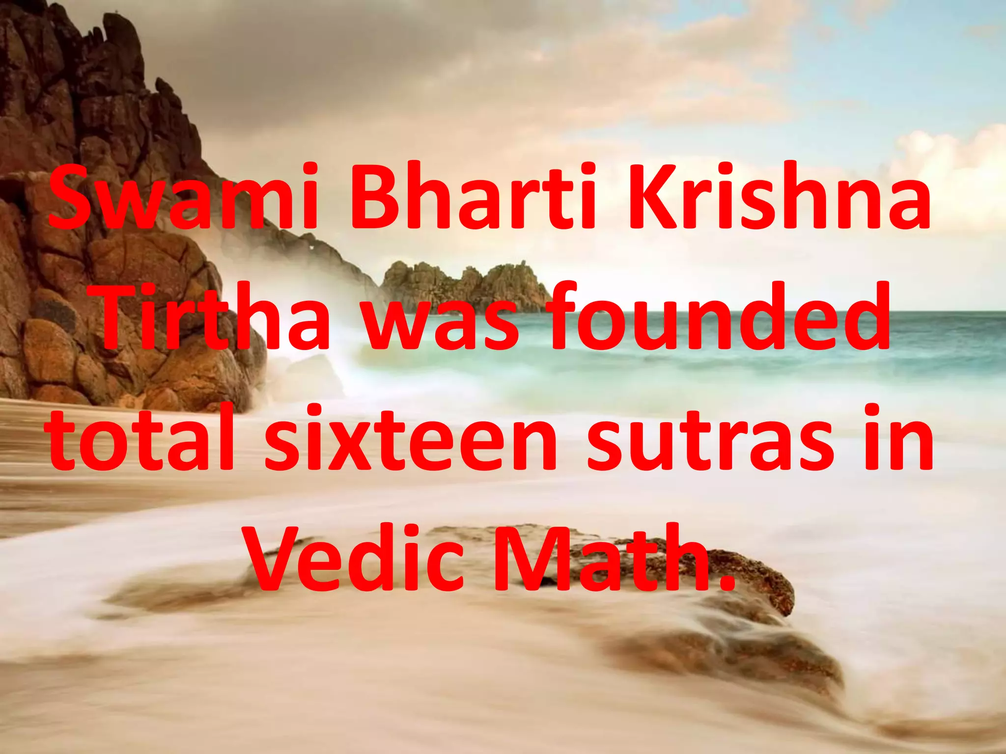 PPT on Vedic maths | PPTX