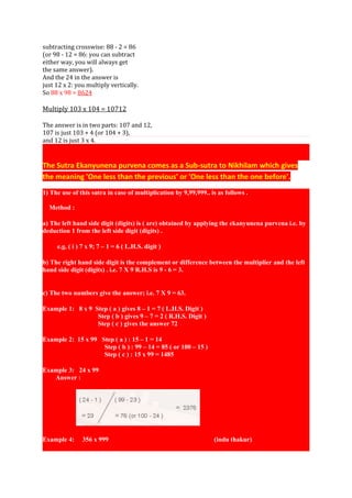 Vedic maths 2 | DOCX