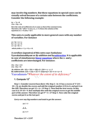 Vedic maths 2 | DOCX