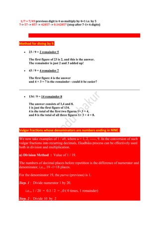 Vedic maths 2 | DOCX