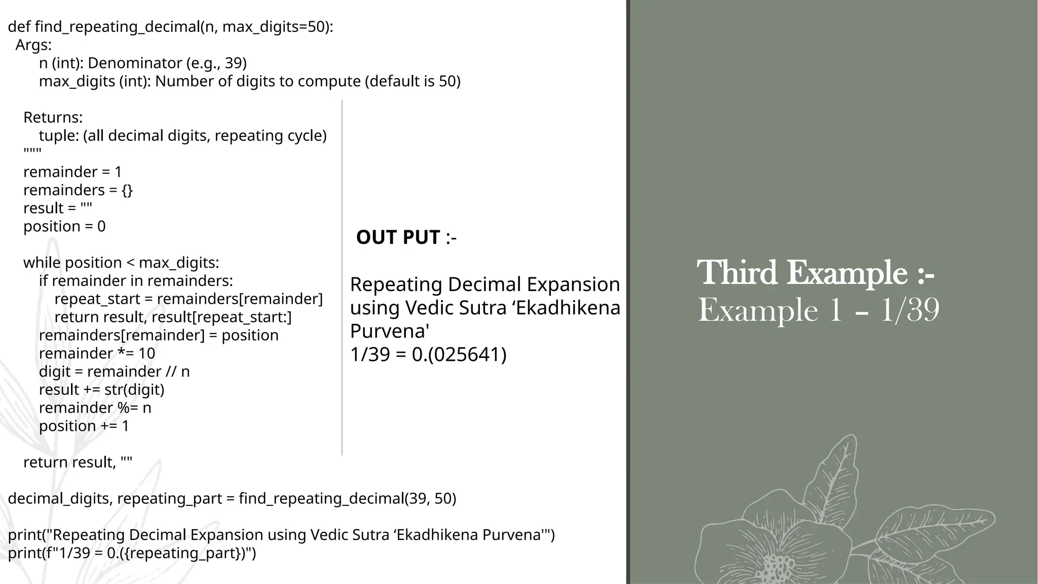 magical repeating decimal with vedic maths.pptx