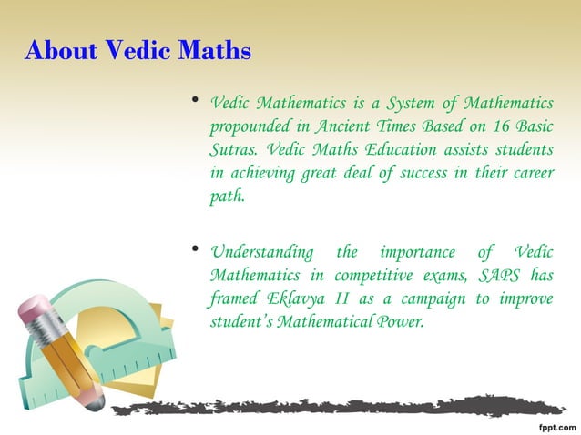 Vedic maths coaching | PPT