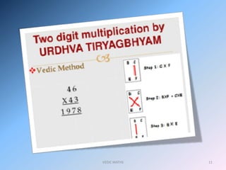 Vedic maths sutras | PPTX