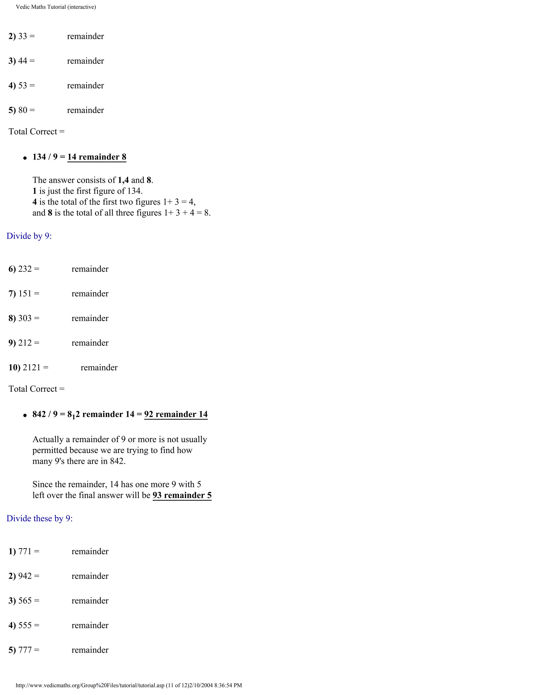 Vedic maths tutorial (interactive) | PDF