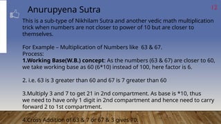 vedic maths required for simple mathematics techniques. | PPTX ...