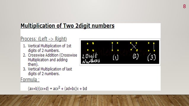 vedic maths required for simple mathematics techniques. | PPT