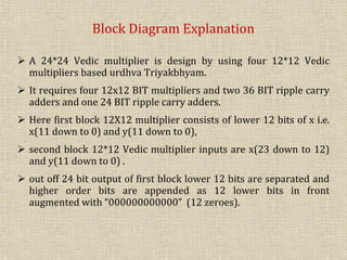 Vedic multiplier | PPTX