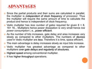 Implementation of Vedic multipliers using urdhwa triyakbhyam sutra | PPTX