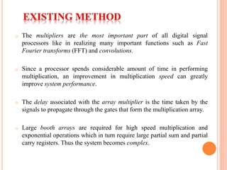 Implementation of Vedic multipliers using urdhwa triyakbhyam sutra | PPTX