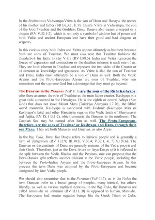 Vedic origins of the europeans the children of danu ( acquired from ...