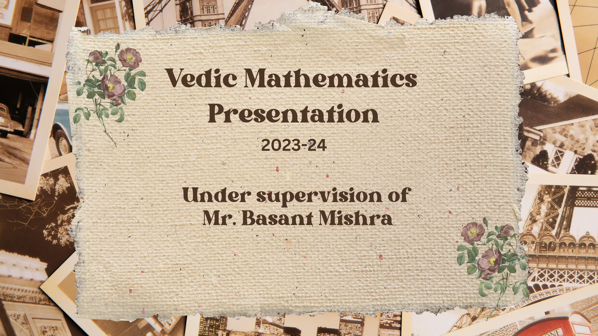 vedic ppt latest.pdf project urdhva tiryagbhyam | PDF