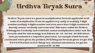 vedic ppt latest.pdf project urdhva tiryagbhyam | PDF