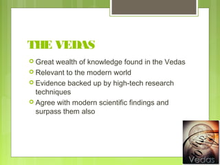 Vedic science | PPT