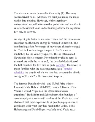 Vedic scientific excellence . | DOCX