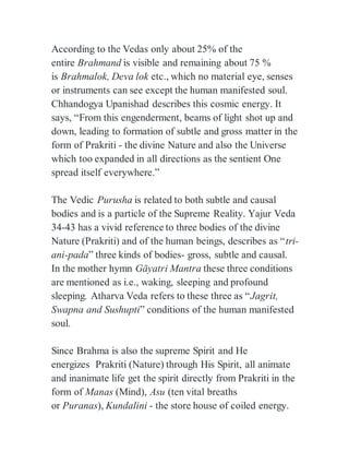 Vedic scientific excellence . | DOCX