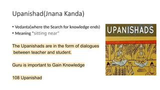 Vedic shastra details Upanishads puranas | PPTX