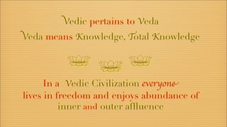 Vedic wisdom | PPT