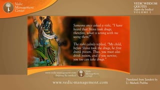 Vedic wisdom quotes vol i | PPT