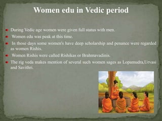 Vedik period education ppt | PPTX