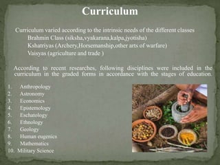 Vedik period education ppt | PPTX
