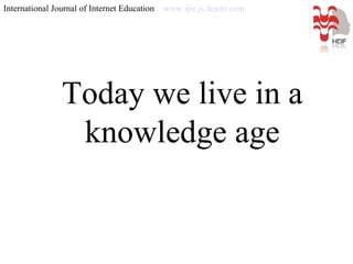 Vedio conference/ International Journal of Internet Education | PPT
