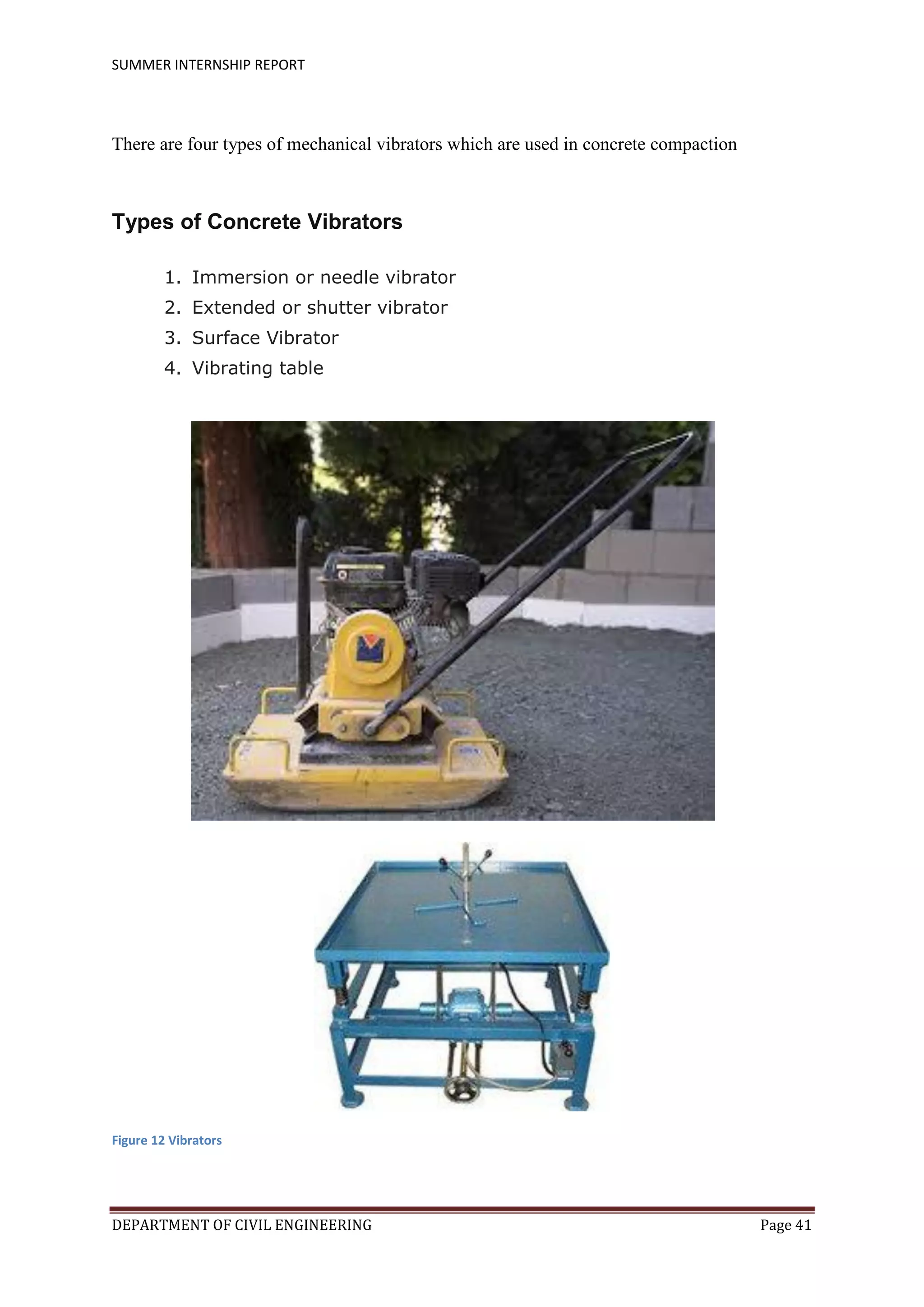 SUMMER TRAINING REPORT ON BUILDING CONSTRUCTION | PDF