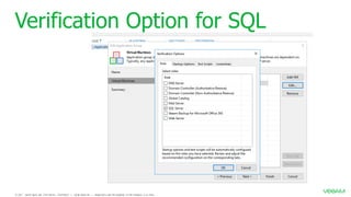 SQL Backup trough Veeam *AND* SQL | PPT