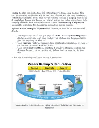 VEEAM BACKUP – GIẢI PHÁP BACKUP, RESTORE, REPLICATION | DOCX