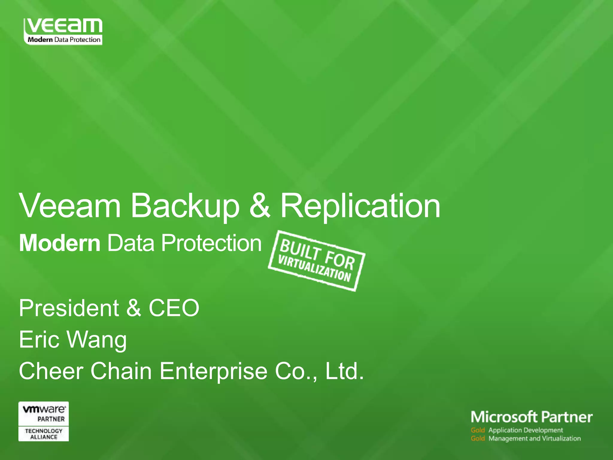 Veeam backup and_replication | PPTX | Cloud Computing | Internet