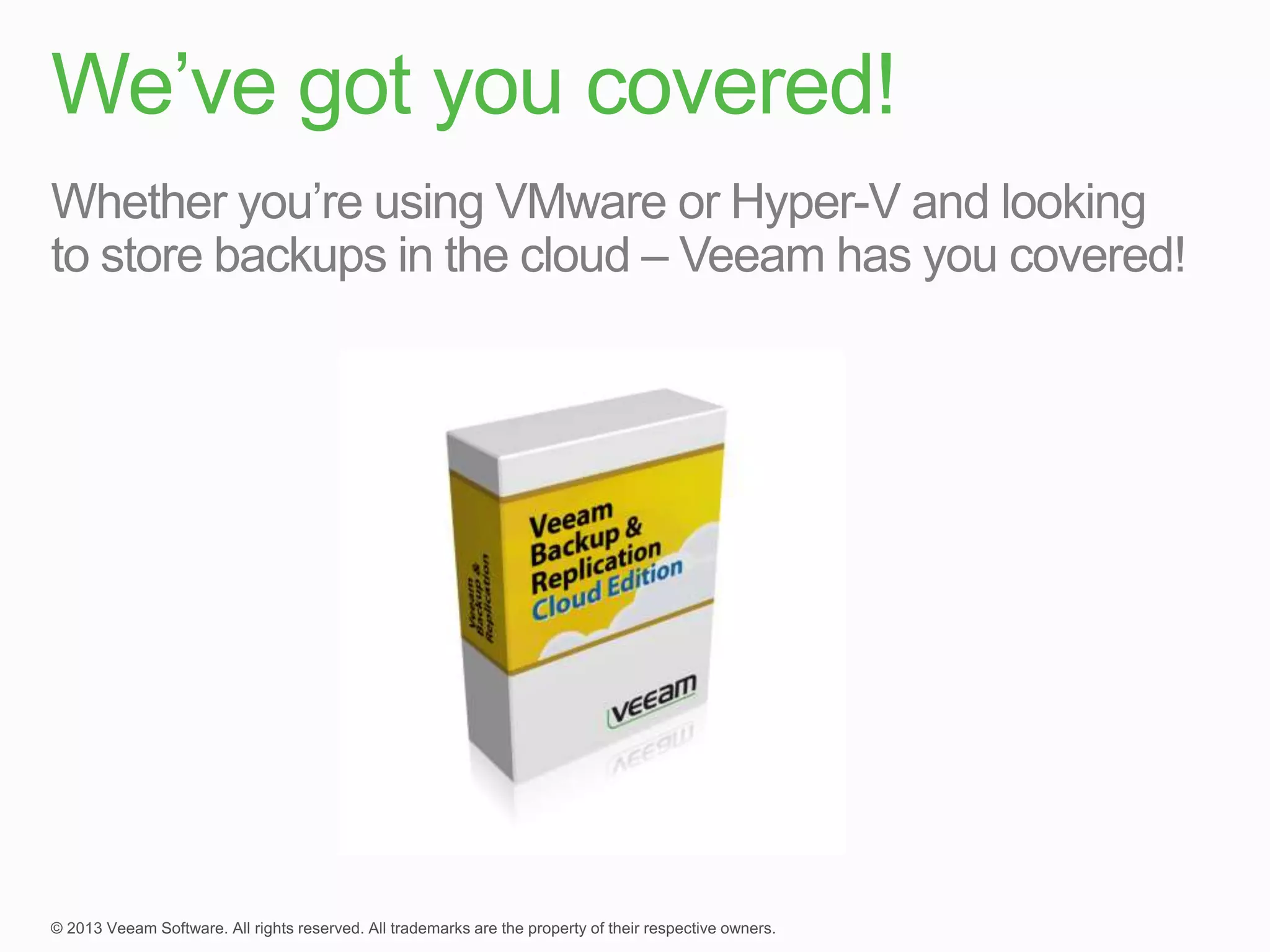 Veeam backup and_replication_cloud_edition | PPT